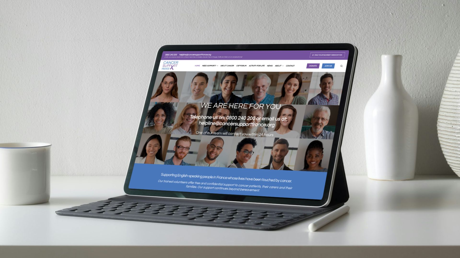 Welcome to our new-look website - Cancer Support France